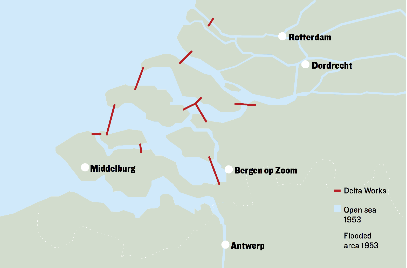 Công Trình Thủy Lợi, Hệ Thống Cấp Nước Delta Works